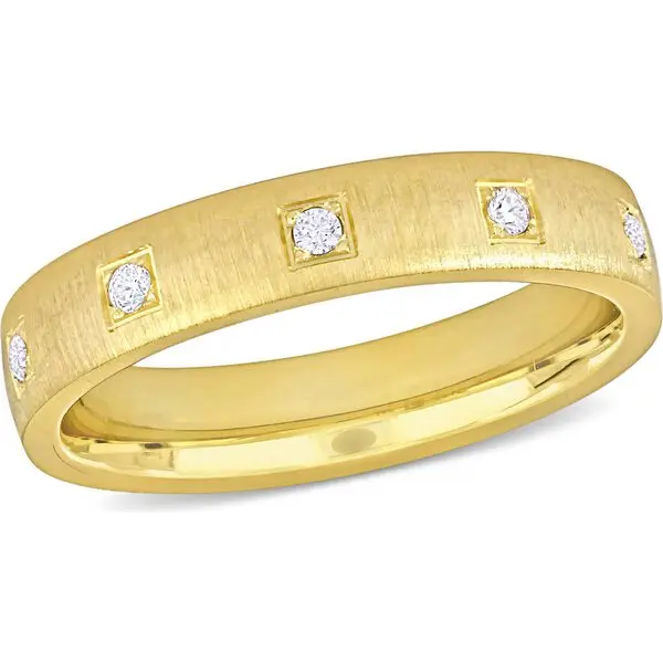 JULIANNA B. Cubic Zirconia Eternity Wedding Band - 14k Gold