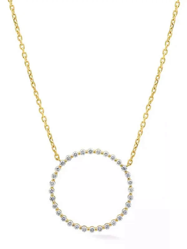LARK & BERRY 14kt Yellow Diamond Pendant Necklace - Gold