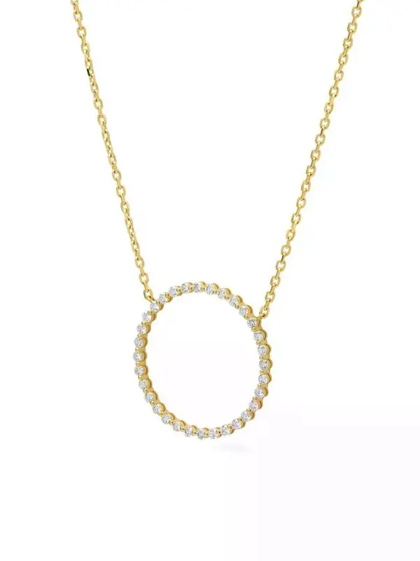 LARK & BERRY 14kt Yellow Diamond Pendant Necklace