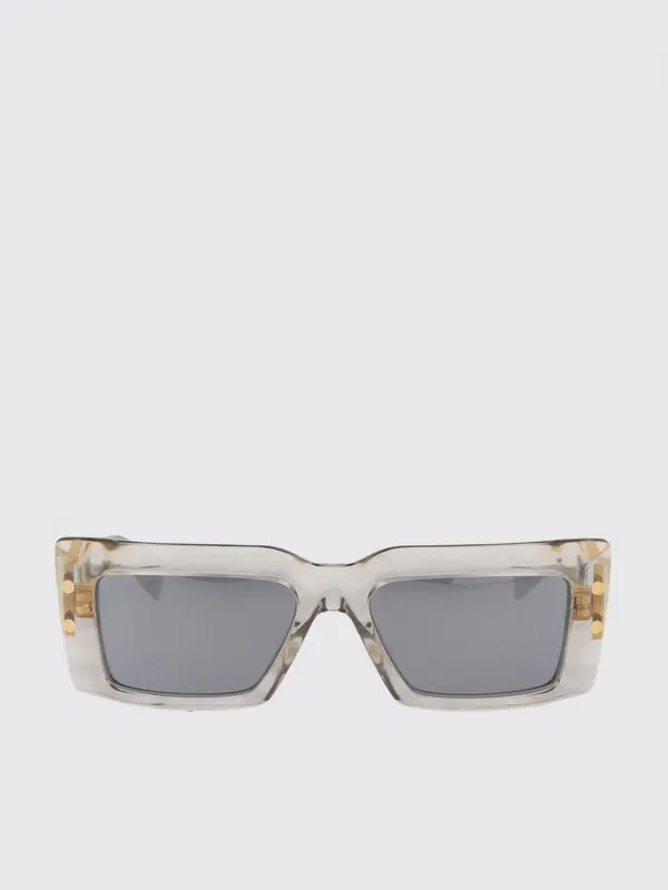 Balmain Rectangle Frame Sunglasses - Transparent