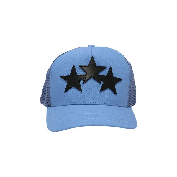 Amiri Three Star Trucker Cap - Blue