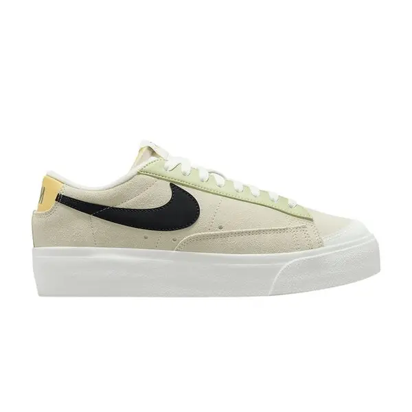 Nike Blazer Low Platform Reflective Swoosh - Cream