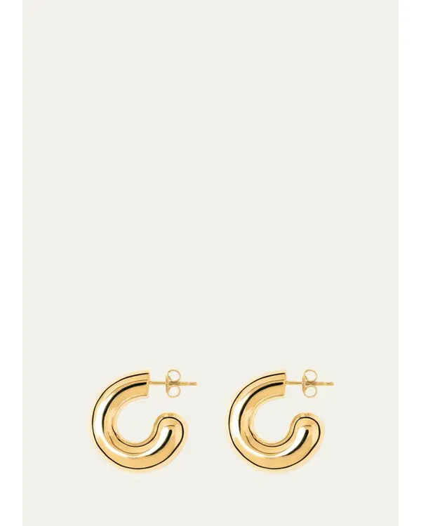 LIÉ STUDIO The Rose Hoop Earrings - Gold