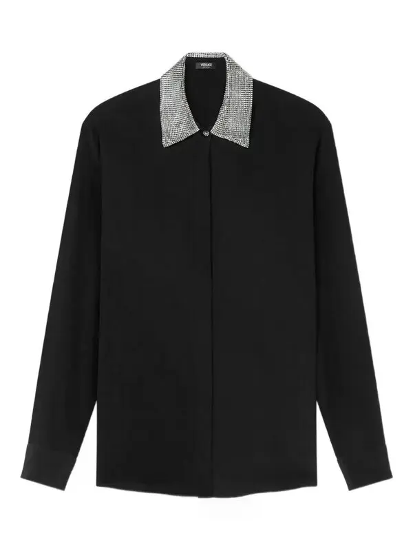 Versace Embellished-collar Shirt
