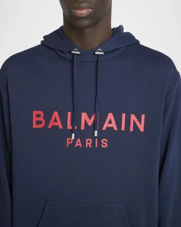 Balmain Cotton Logo Sweatshirt