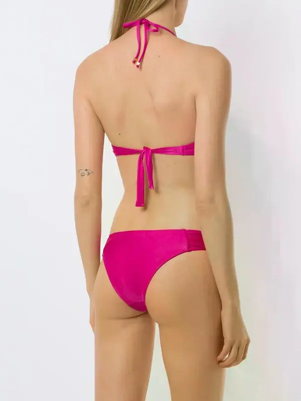 AMIR SLAMA Draped Cut-out One-piece