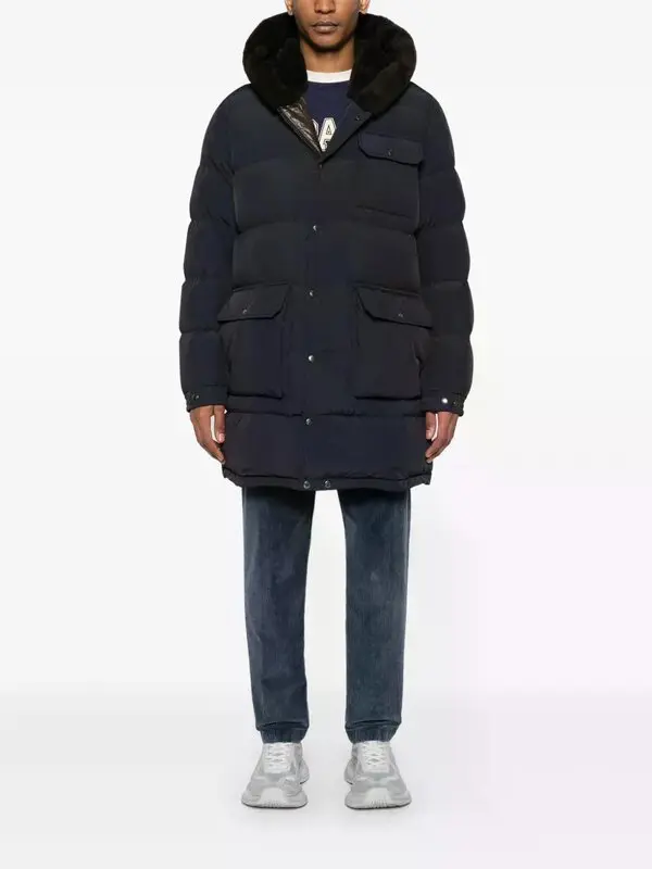 Moncler Rowan Mid-length Coat