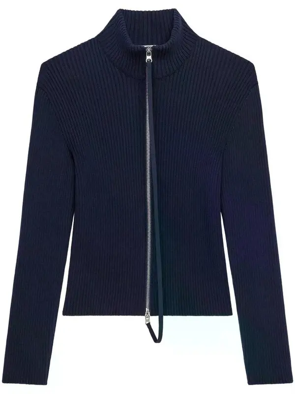COURREGES Knitted Zip Cardigan