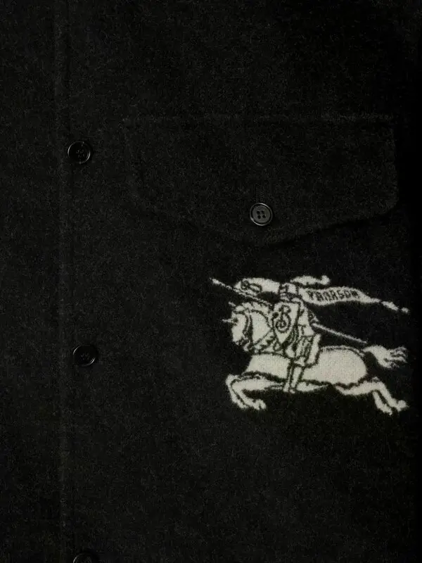 Burberry Ekd Wool Overshirt
