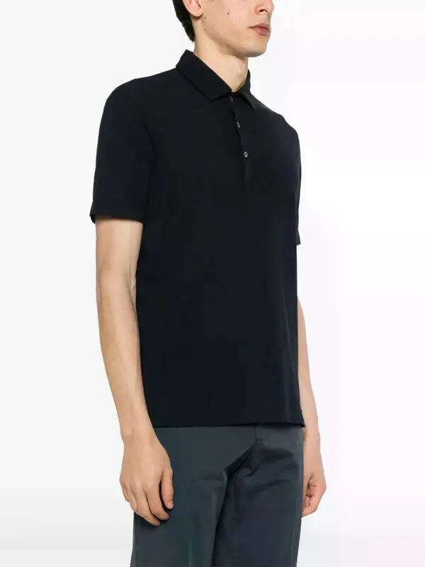 DRUMOHR Spread-collar Cotton Polo Shirt