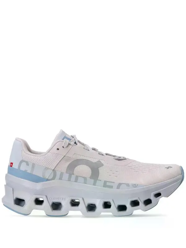 On Cloudmonster Frost Wash Sneakers - Grey