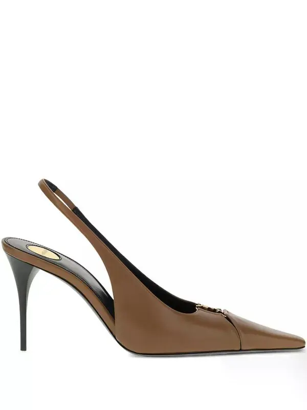 Saint Laurent Babylone Pumps - Brown