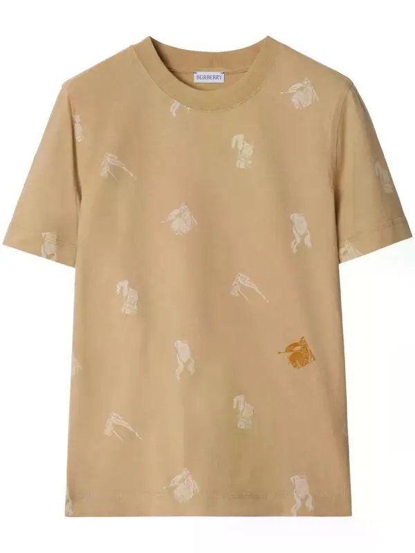 Burberry Equestrian Knight Cotton T-shirt