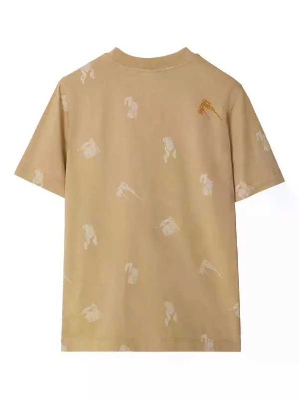 Burberry Equestrian Knight Cotton T-shirt