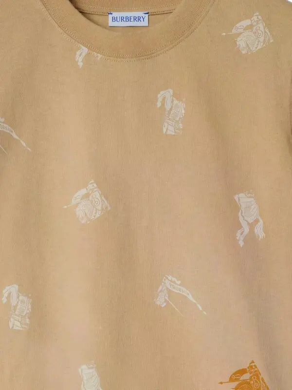 Burberry Equestrian Knight Cotton T-shirt