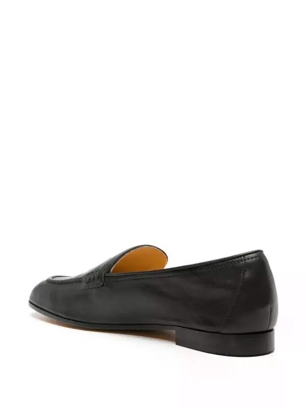 DOUCAL'S Penny-slot Leather Loafers