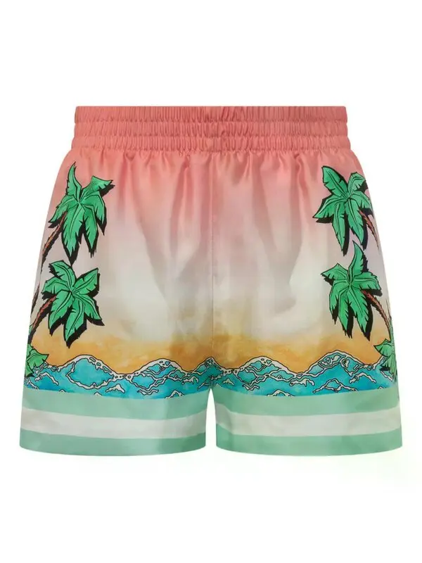Casablanca Tennis Club Shorts - Pink