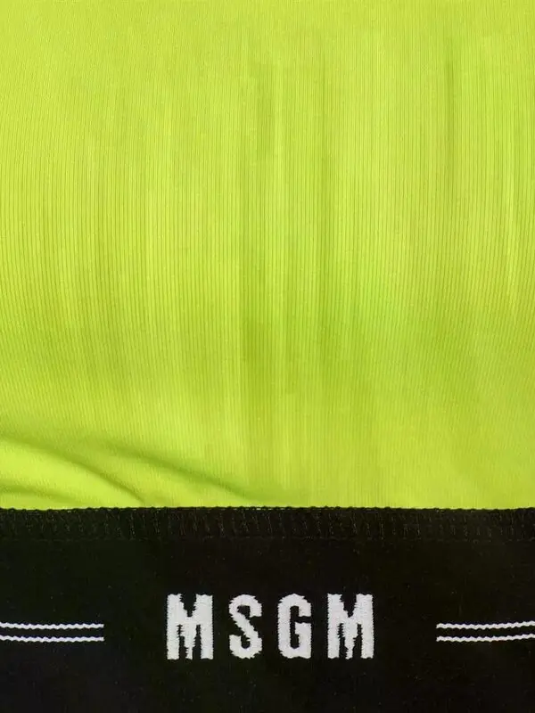 MSGM Cropped T-shirt