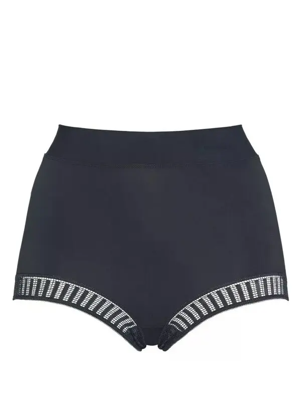 ERES Solange Graphic High-waist Briefs - Blue