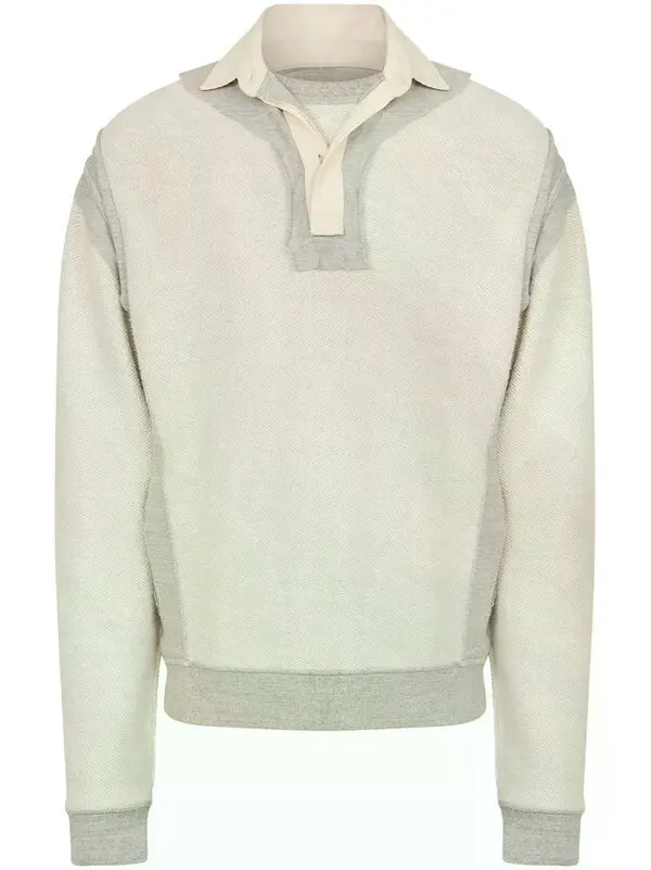 MAISON MARGIELA Textured-finish Polo Shirt