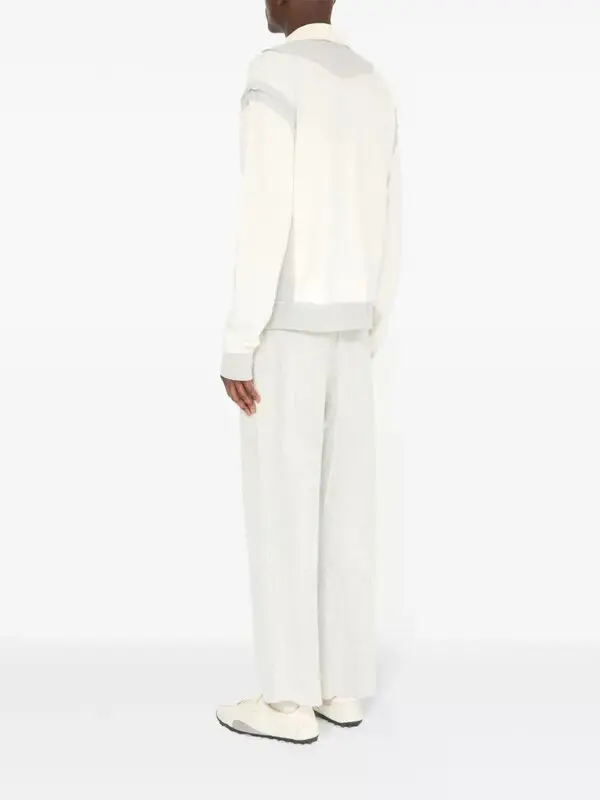 MAISON MARGIELA Textured-finish Polo Shirt