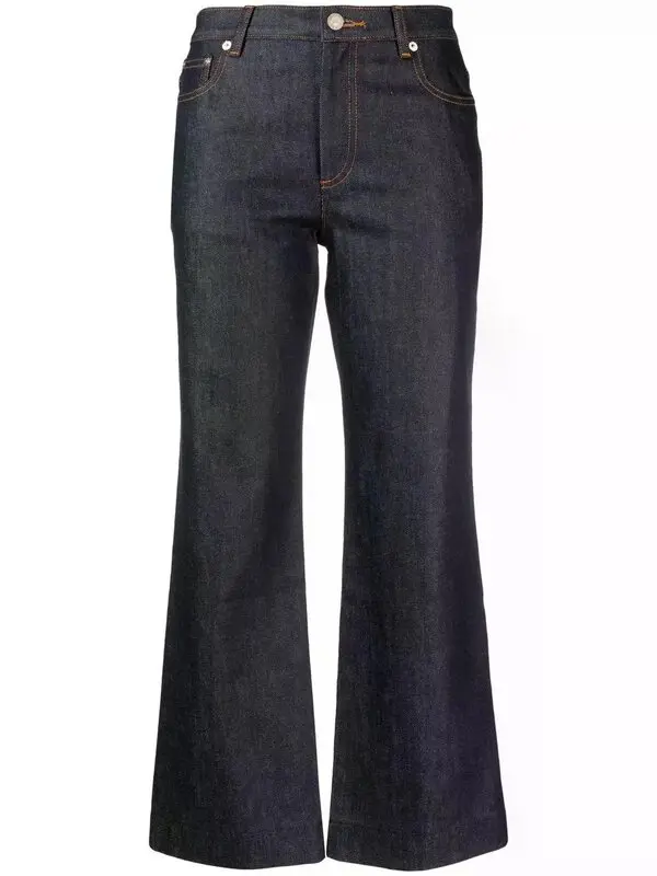 A.p.c. Indigo Cropped Jeans - Blue