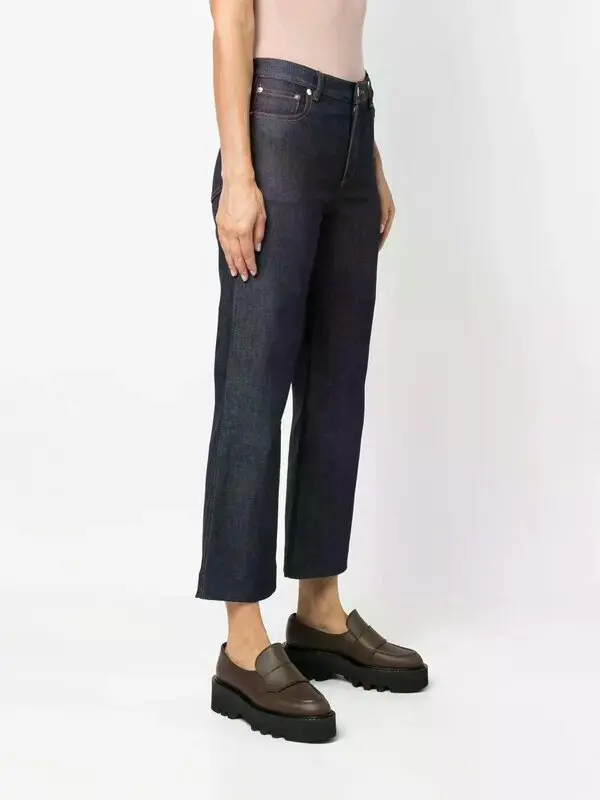 A.p.c. Indigo Cropped Jeans - Blue