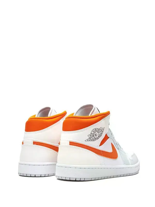 JORDAN 1 Mid Starfish Sneakers - White