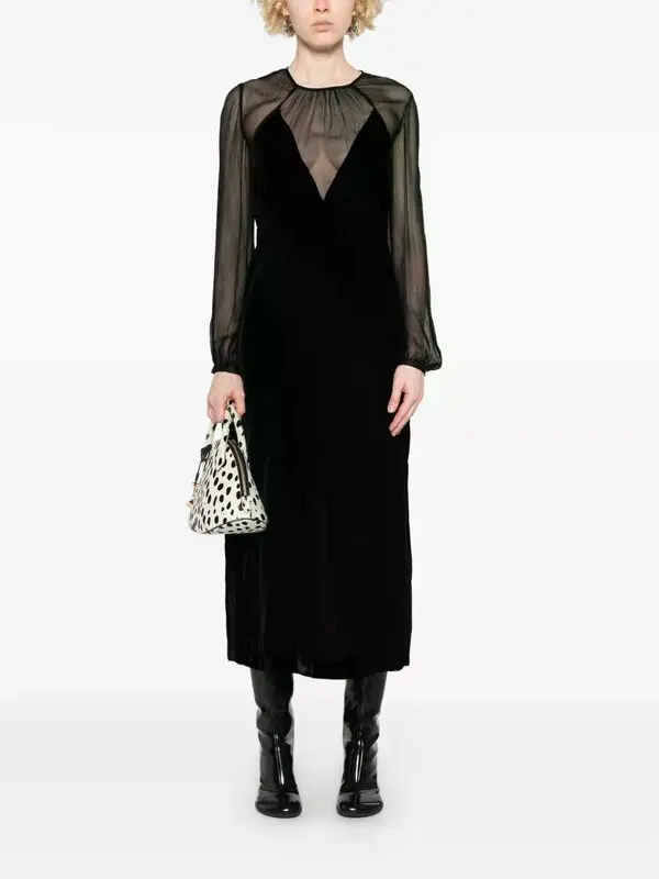 TWINSET Velvet Midi Coat