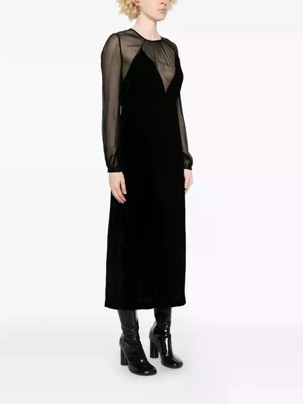TWINSET Velvet Midi Coat
