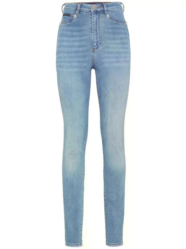 Philipp Plein High-rise Skinny Jeans - Blue