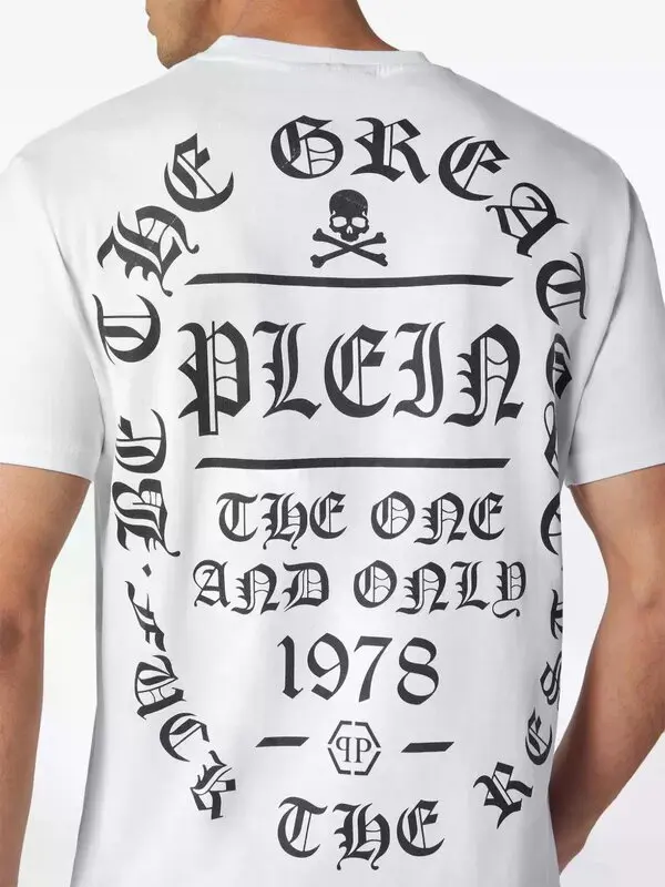 Philipp Plein Graphic-print Cotton T-shirt - White