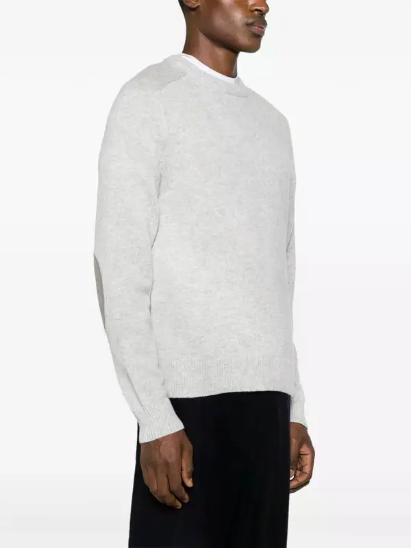 Theory Morlan Ribbed Wool Blend Jumper - Grey