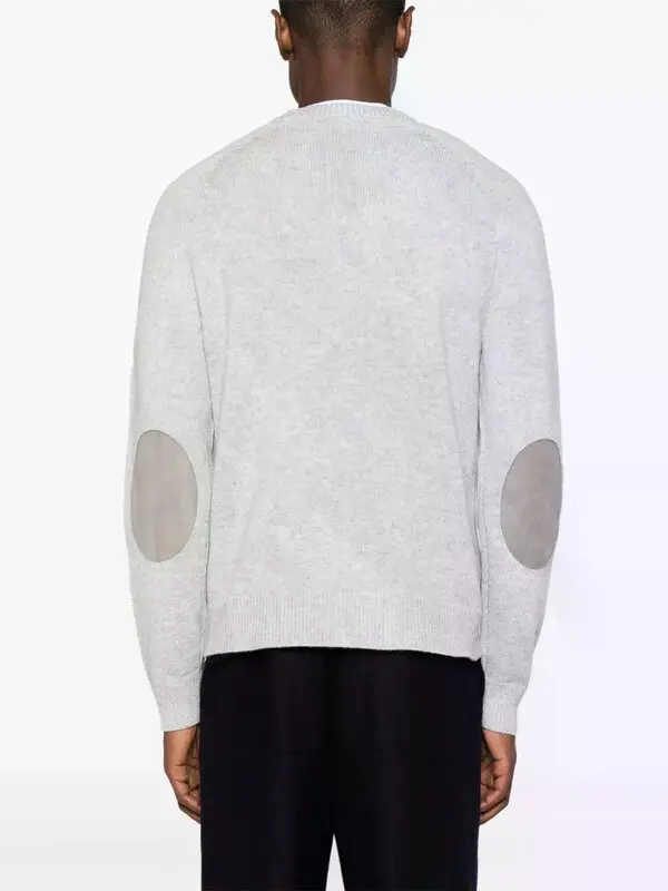 Theory Morlan Ribbed Wool Blend Jumper - Grey