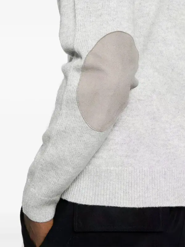 Theory Morlan Ribbed Wool Blend Jumper - Grey