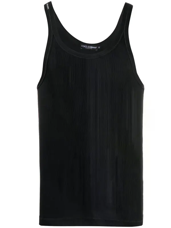 Dolce & Gabbana Fine-rib Cotton Tank Top