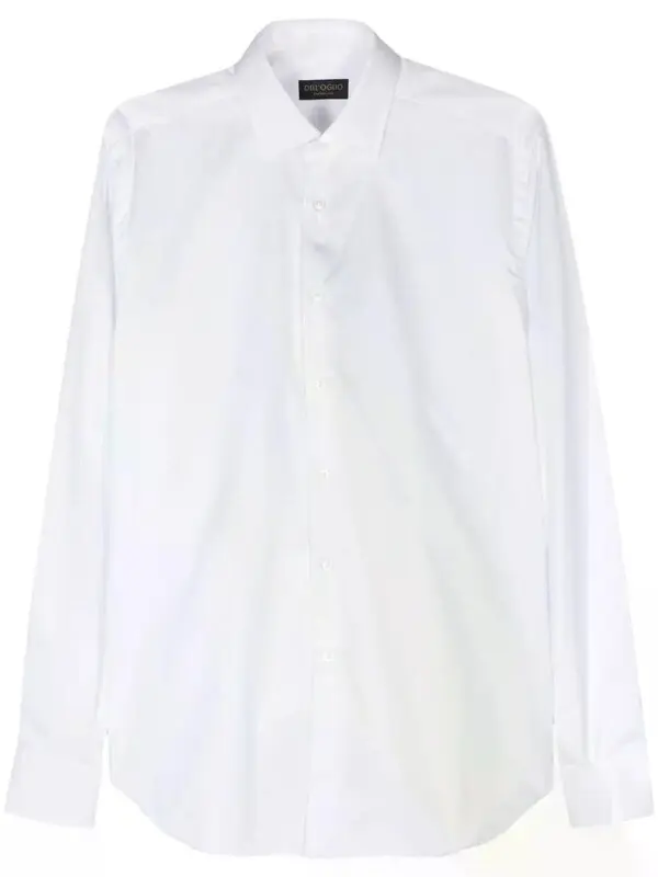 DELL'OGLIO Spread-collar Cotton Shirt