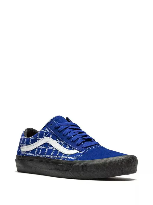 VANS X Supreme Old Skool Pro Grid Logo Sneakers - Blue
