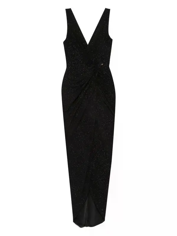 NISSA Glitter Maxi Dress