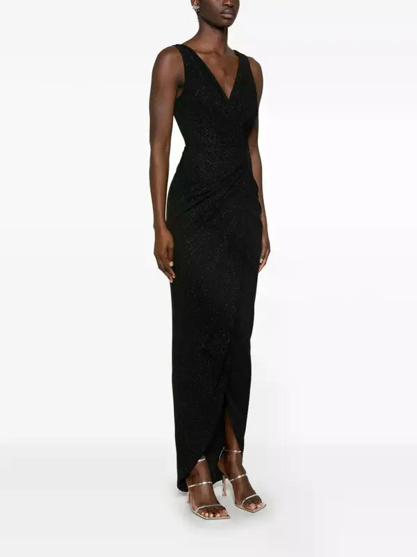 NISSA Glitter Maxi Dress