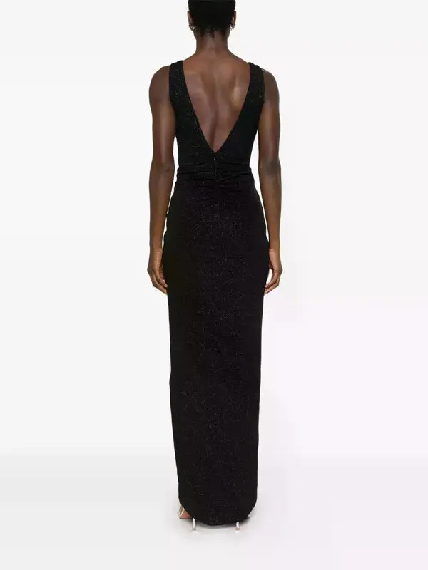 NISSA Glitter Maxi Dress