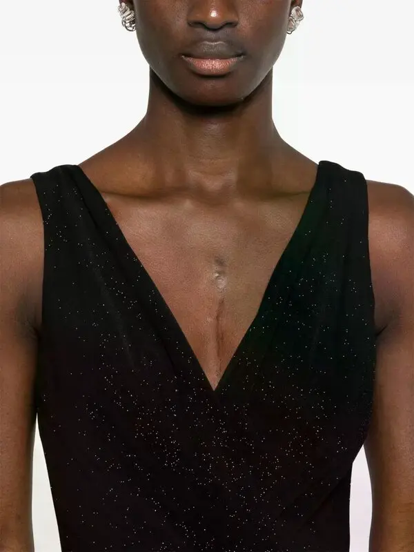 NISSA Glitter Maxi Dress