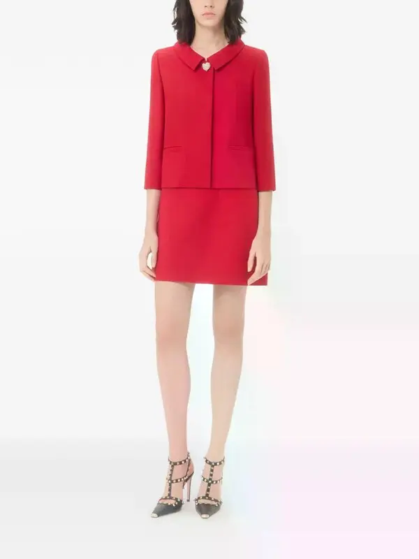 Valentino Garavani Crepe Couture Jacket - Red