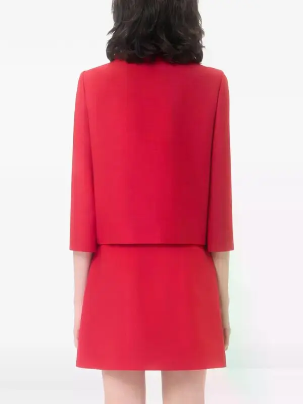 Valentino Garavani Crepe Couture Jacket - Red