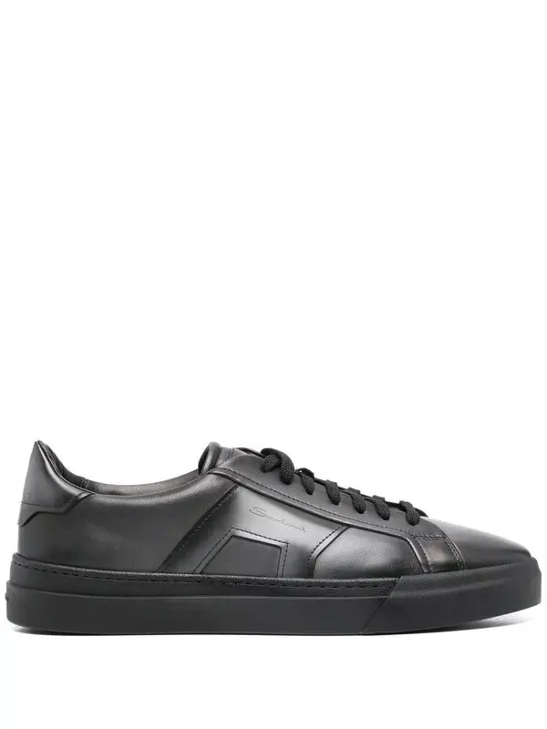 Santoni Double Buckle Sneakers