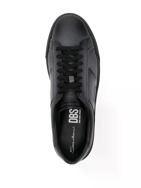 Santoni Double Buckle Sneakers