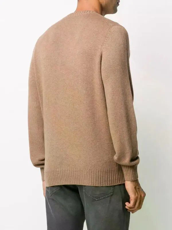 Brunello Cucinelli Knitted Cashmere Jumper - Brown