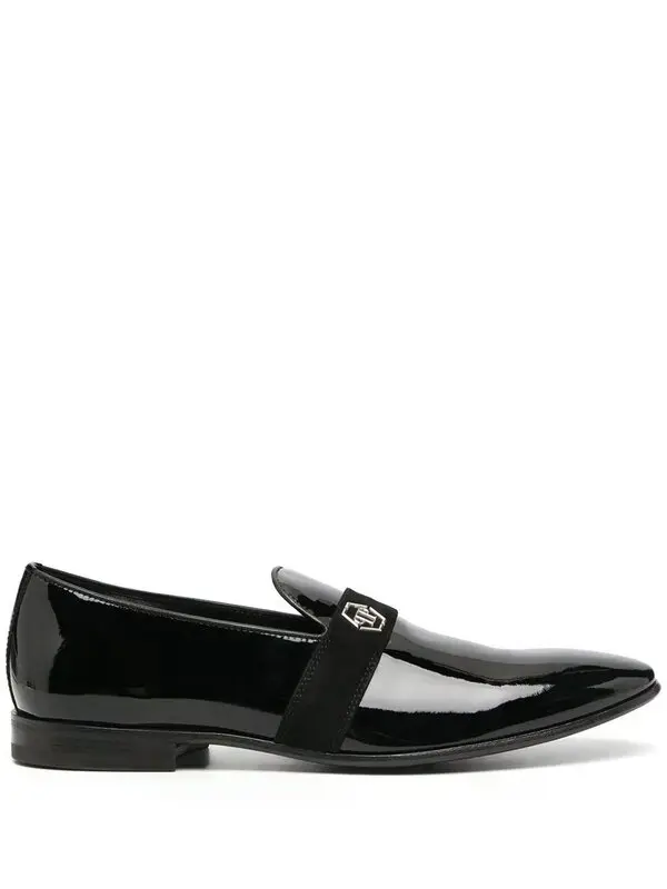 Philipp Plein Hexagon Plaque Loafers