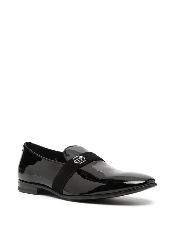 Philipp Plein Hexagon Plaque Loafers