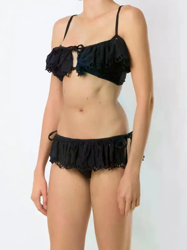 AMIR SLAMA Ruffled Bikini Set